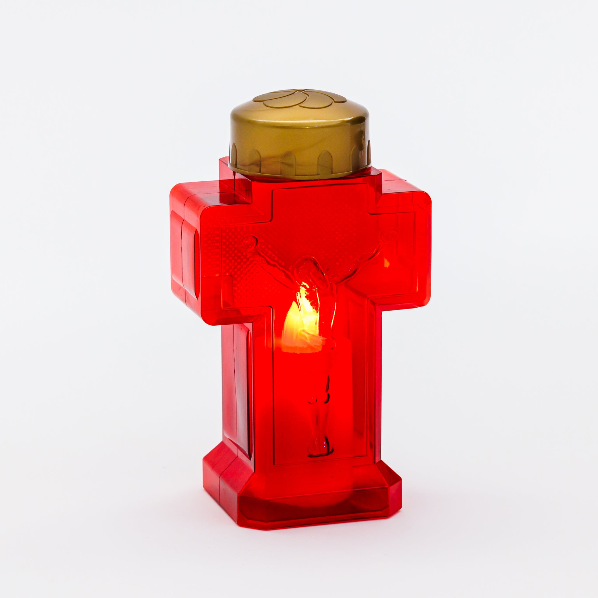 Cross Red LED Candle Light